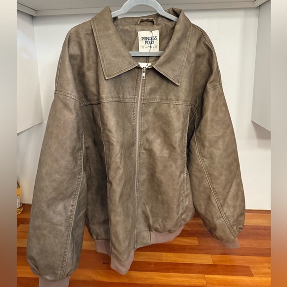 Princess Polly | Jackets & Coats | Princess Polly Goldsmith Faux ...